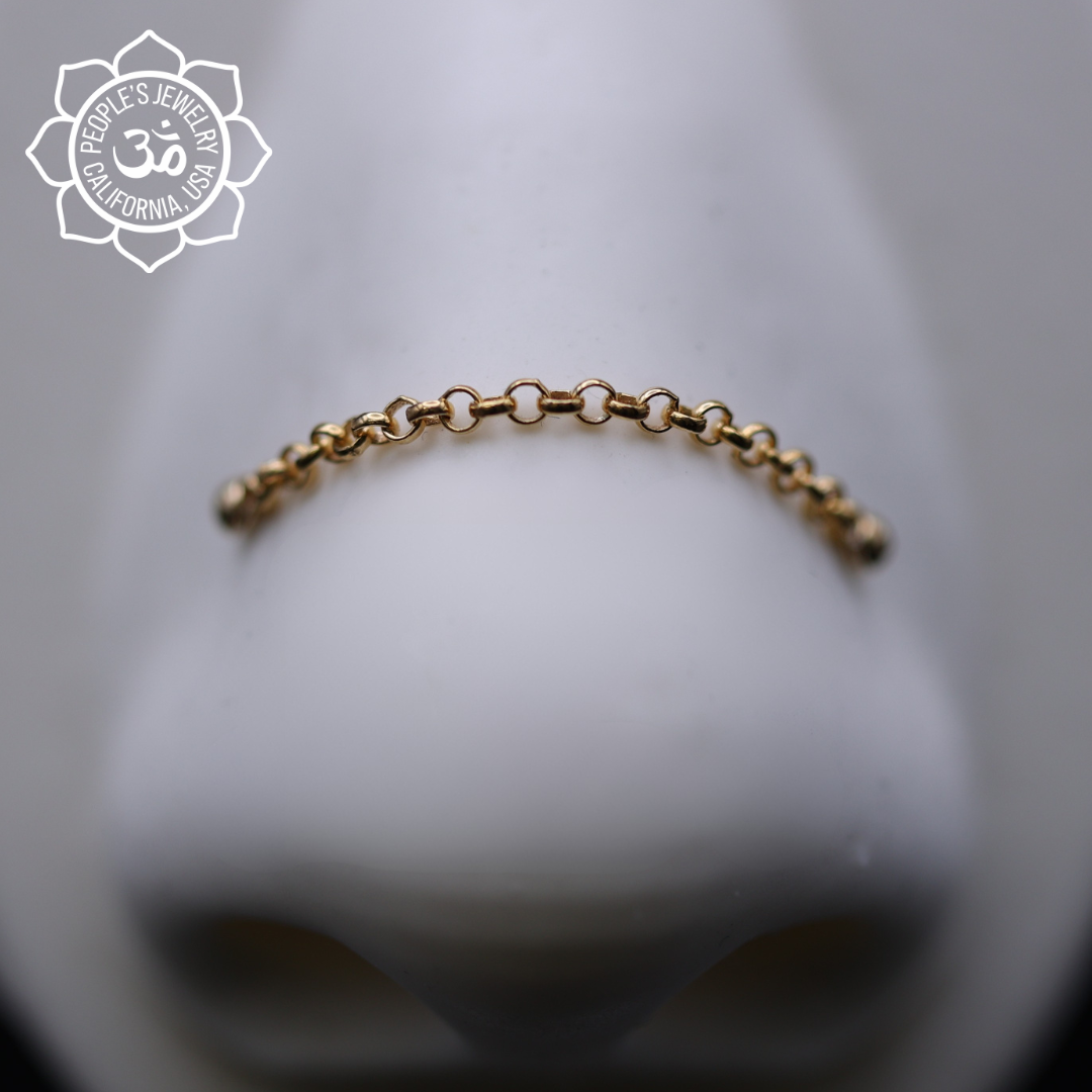 14k Gold-Filled Rolo Chain – Laughing Buddha Studios SoCal