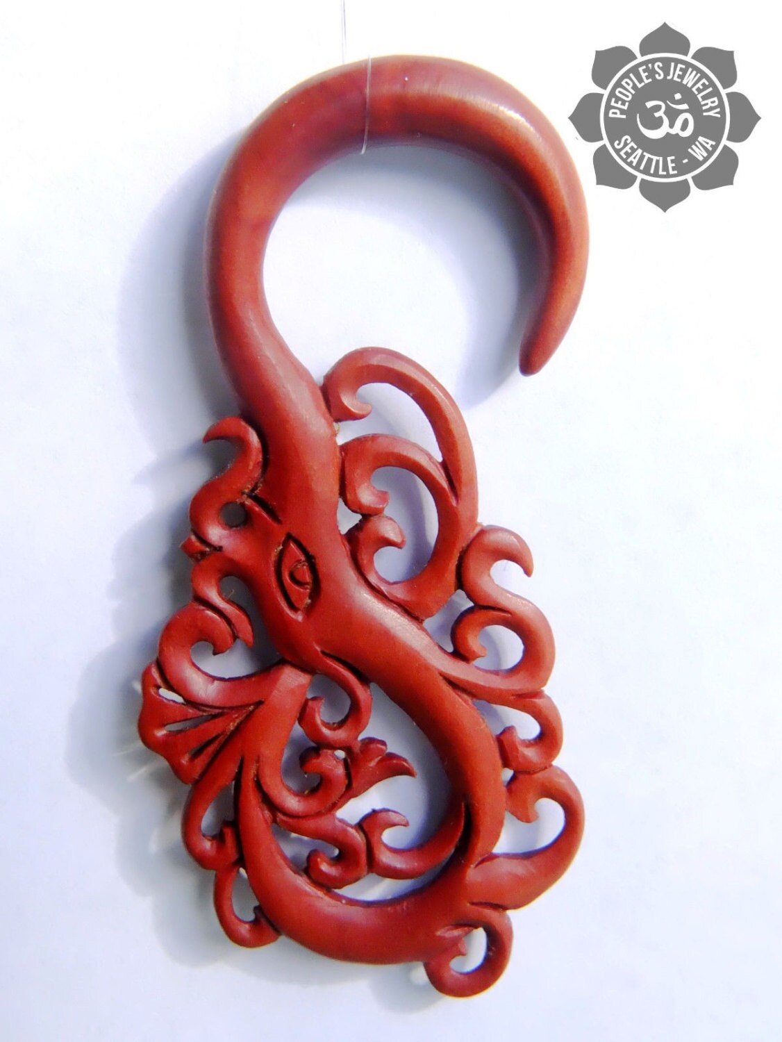 Borneo Dragon Carved Sawo Wood Hangers – Laughing Buddha Studios SoCal