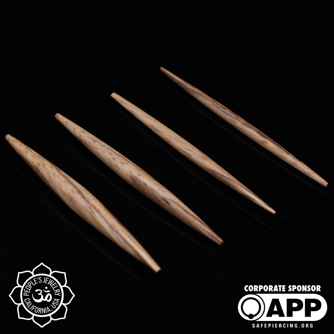 Walnut Wood Spikes - Peoples Jewelry – Laughing Buddha Studios SoCal